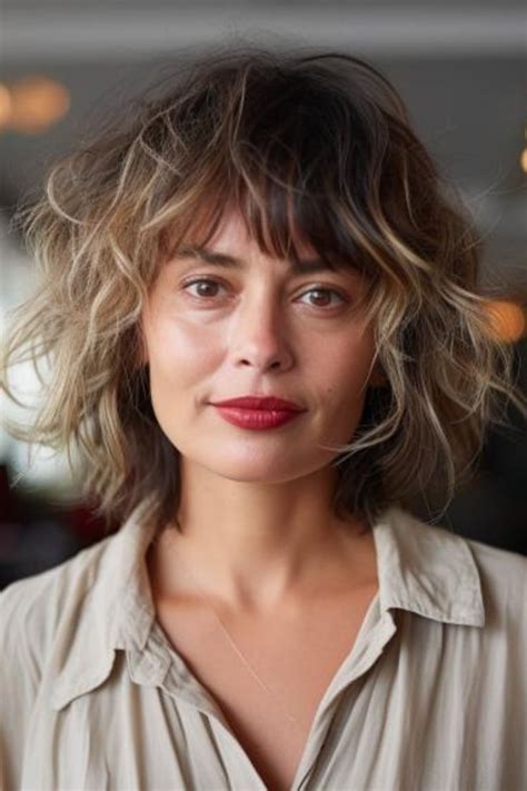 The Romantic And Feminine Hairstyle Is The Wavy Shoulder Cut With Soft