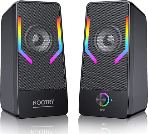 Nootry Computer Speakers Gaming Desktop Speakers With