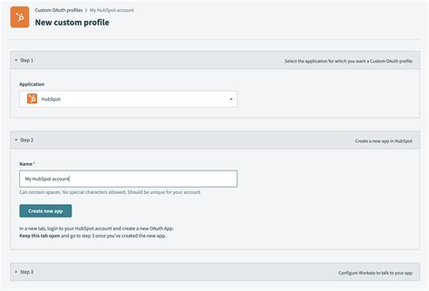 Custom Oauth Profiles Embedded Create Workato Docs