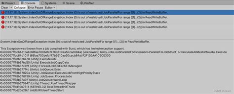 【dots之001】ijobparallelfor Ijob中nativearray出现indexoutofrangeexception问题system