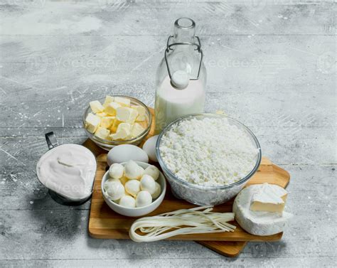 Different Types Of Dairy Products 32004255 Stock Photo At Vecteezy