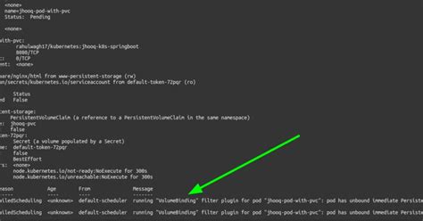 Pod Has Unbound Immediate Persistentvolumeclaims Causes Of Unbound Immediate Pvcs