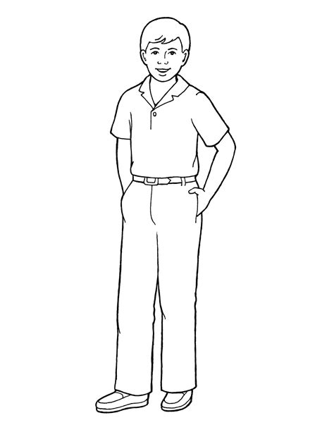 Мальчик рисунок для срисовки в полный рост 96 фото