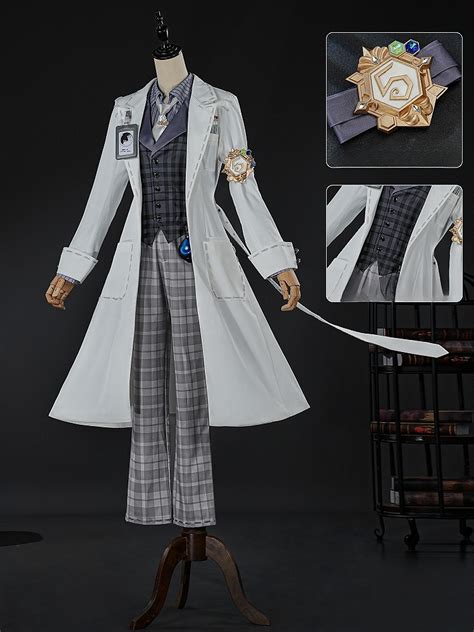 Identity V Cosplay Embalmer Aesop Carl Gatto Costume Suit Fullset