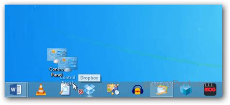 How To Pin Control Panel Icon To Windows Taskbar