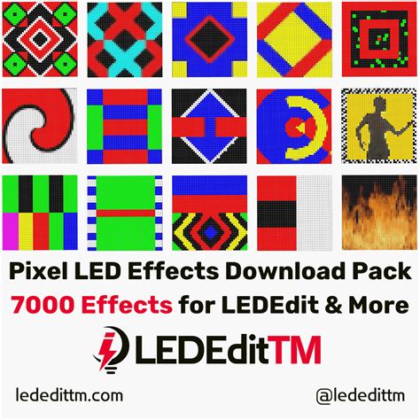 Pixel LED Effects Download Pack Effects For LEDEdit