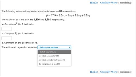 Solved The Following Estimated Regression Equation Is ﻿based