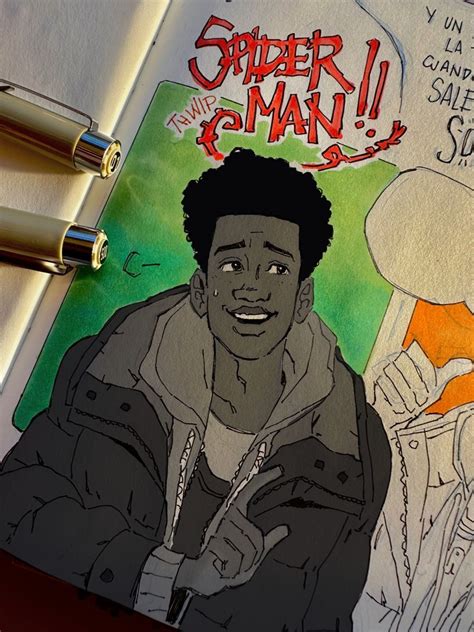 Miles Morales Fanart Spiderman Art Sketch Spiderman Art Spider Art