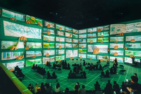 몰입형 전시 데이비드 호크니 Bigger And Closer Trendm 아이디어 디자인