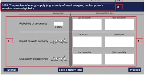 Real Time Delphi Survey Questionnaire Screen For The Initial