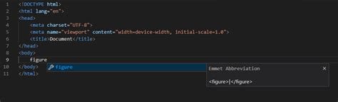 Html Figcaption Tag Should Be Suggested When Using The Full Word Instead Of Only Figc · Issue