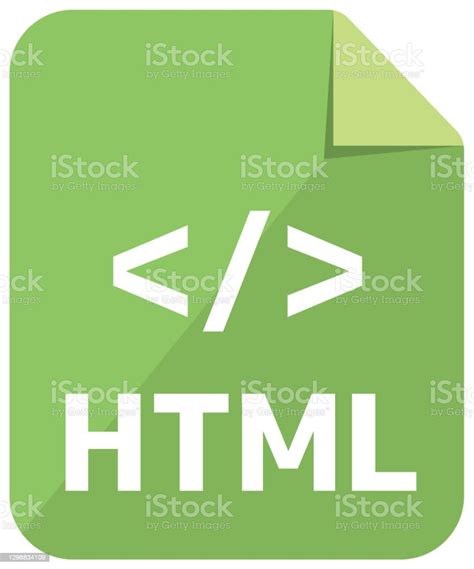 Html 아이콘 주요 프로그래밍 언어 벡터 아이콘 일러스트레이션 Html에 대한 스톡 벡터 아트 및 기타 이미지 Html