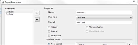 Reporting Services Ssrs Adding Date Parameters Causes Report To Spin