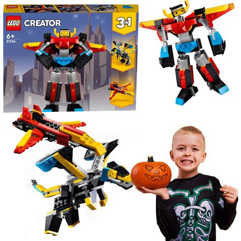 LEGO CREATOR MAGICZNY ROBOT ODRZUTOWIEC I SMOK ZABAWKA 3W1 RUCHOME ELEMENTY 14463517285 Allegro Pl