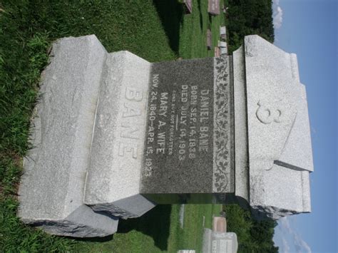 Daniel Bane 1838 1903 Memorial Find A Grave