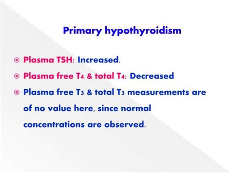 THYROID FUNCTION TESTS TFT PPTX Thyroid Disorders Endocrine And Metabolic Diseases