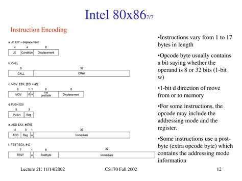 Cs170 Computer Organization And Architecture I Ppt Download