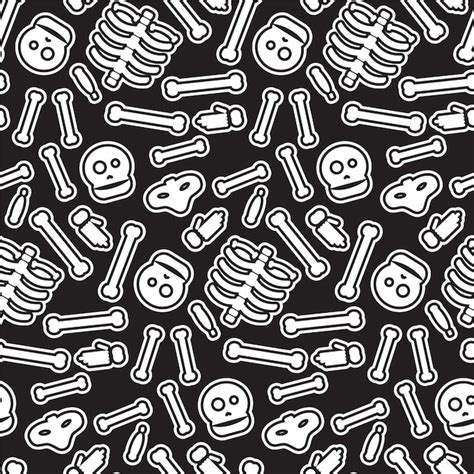 Premium Vector Happy Halloween Seamless Pattern Scary And Horror Background