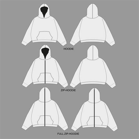 Oversized Hoodie Template
