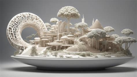 Premium Ai Image 3d Printing Genetic Memory Sculpture