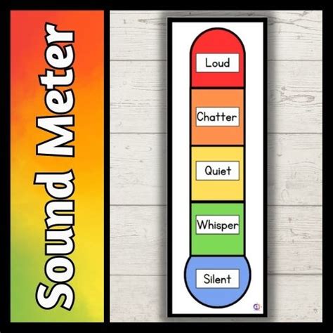 Sound Meter Poster Primaryresourcerack