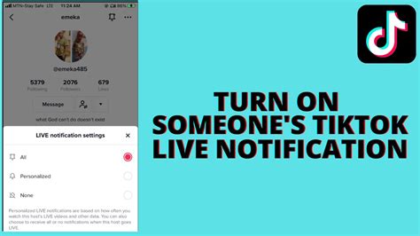 How To Turn On Live Notifications On Tiktok Youtube