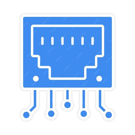 Premium Vector Ethernet Icon Vector Image Can Be Used For Computer