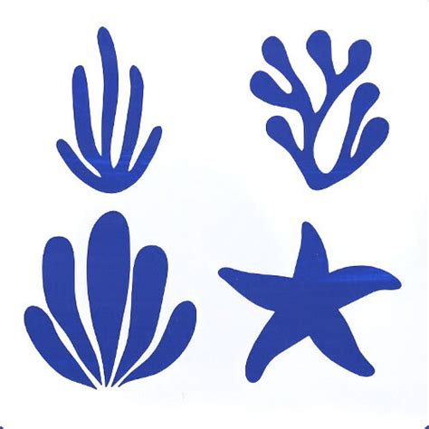 스텐실 도안 산호초 A 07 125 특별한공예샵