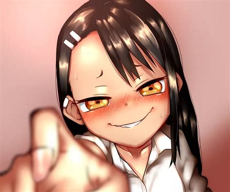 Download Beautiful Blushing Nagatoro Art Wallpaper Wallpapers Com Cute Anime Pics Kawaii