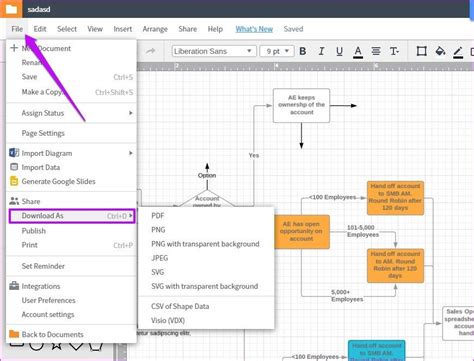 How To Export Lucidchart Diagrams To Microsoft Word And Excel