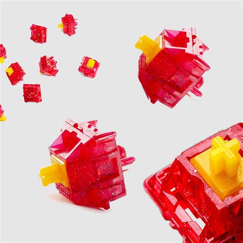 Tecsee Ruby V2 Linear Switch 10 Stück Je Paket Whackydesks