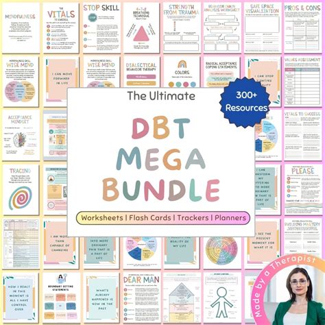 Dialectical Behavior Therapy Dbt Mega Bundle Thrive Today