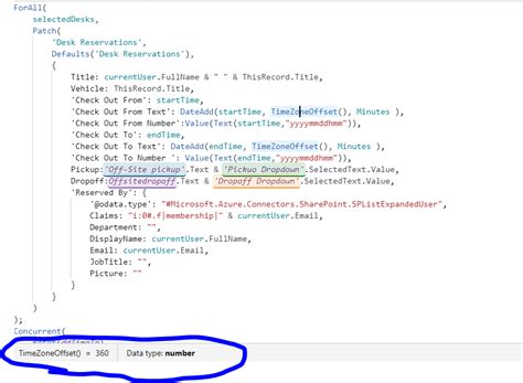 Desk Reservations Time Inconsistent · Issue 102 · Aprildunnampowerapps · Github