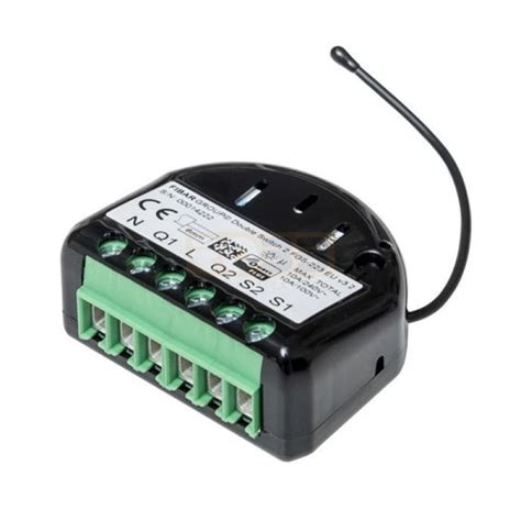 Fibaro Double Switch 2 Black 5902020528661