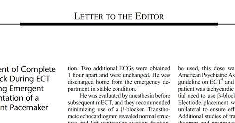 Heart Block Requiring Pacemaker Case Report In Ject