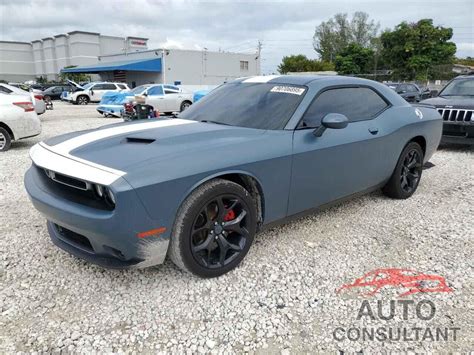 2018 Dodge Challenger Sxt Flexible Fuel 2c3cdzag9jh258469
