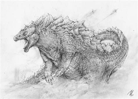 Godzilla Sketch By TGHarrison On DeviantArt