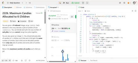 java problemsolving coding binarysearch algorithms leetcode