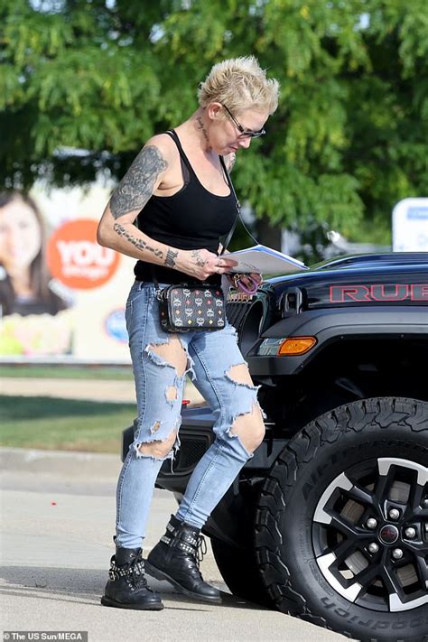Eminems Ex Wife Kim Mathers Spotted For The First Time In Four Years
