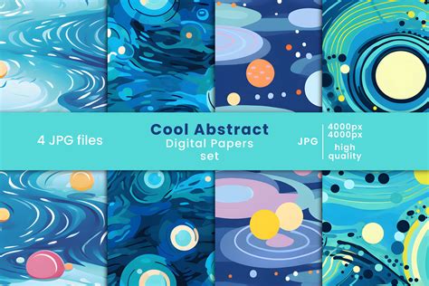 Cool Abstract Digital Papers And Pattern Graphic By Creatophics · Creative Fabrica