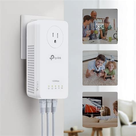 No Configuration Required Extra Power Socket Tl Wpa8631p Works With Onemesh™ Wi Fi Extender