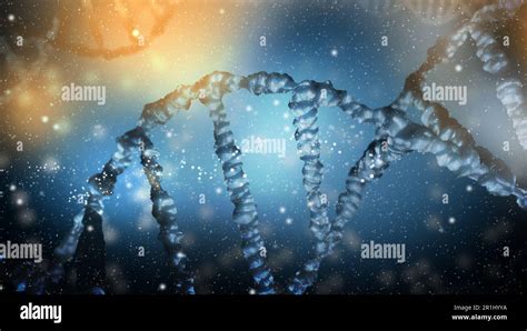 Structure Of DNA On Color Background Illustration Stock Photo Alamy