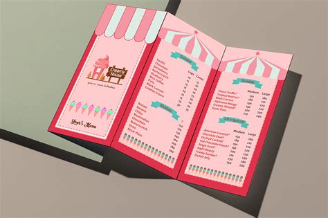 Menu Card Designing On Behance Menu Card Designing On Behance