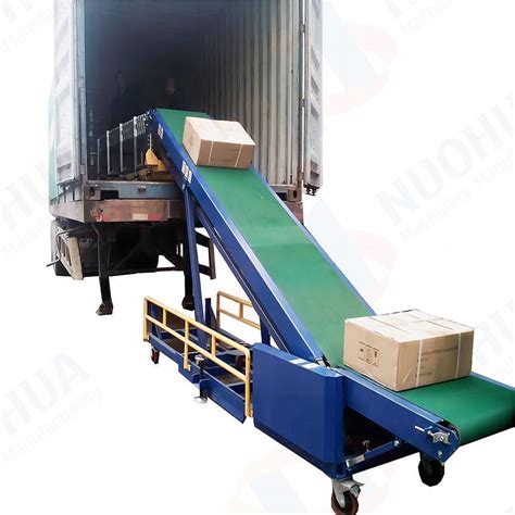 Telescopic Belt Conveyor Extendable Conveyor For Container Loading And Unloading Loading And