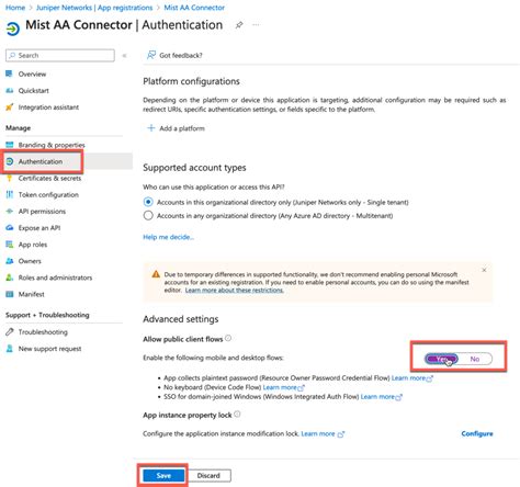 Microsoft Azure AD Entra ID Integration Mist
