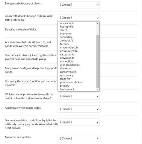 Solved Question Pts Match Each To The Best Answer Chegg Com