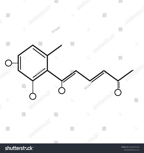 Molecular Structure Hexagon Vector Drawing Stock Vector Royalty Free 2042231276 Shutterstock