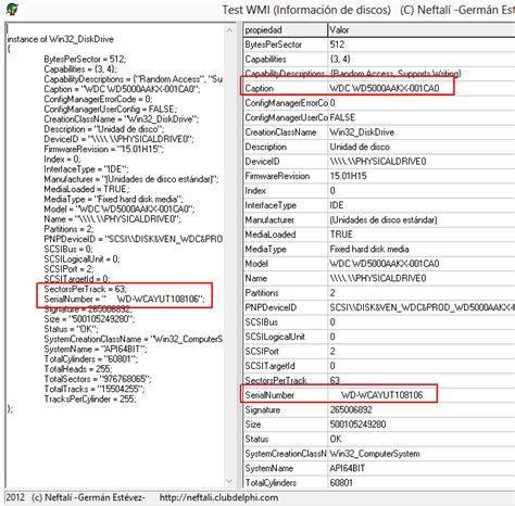 Delphi Getting Manufacturer Serial Number Model From Drive Letter Stack Overflow
