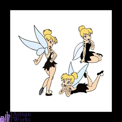 Punk Tinkerbell Svg Disney Svg Tinkerbell Svg Pretty Tink Inspire