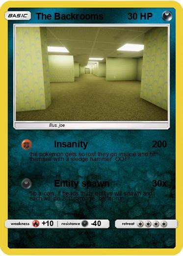 Pokémon The Backrooms 6 6 Insanity My Pokemon Card